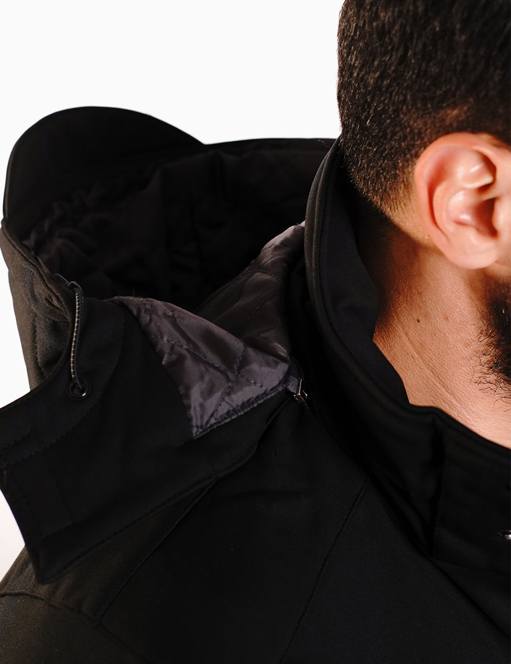Black winter jacket | Yanmar